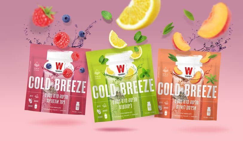 ויסוצקי נכנסת לקטגוריה חדשה ומשיקה את סדרת "COLD BREEZE" שקיקים לחליטה ...