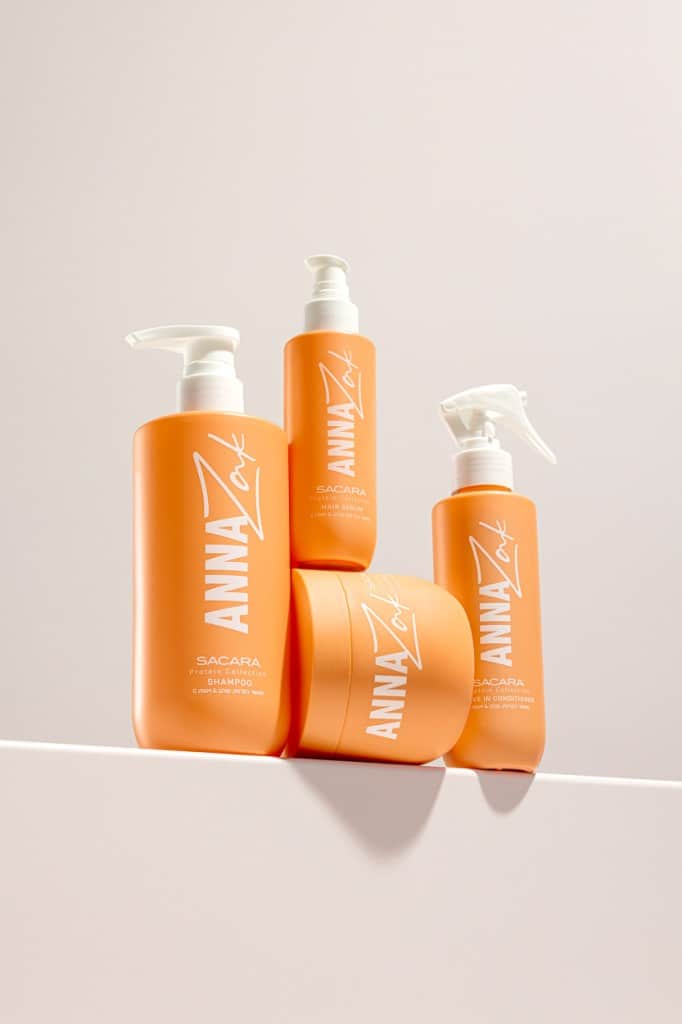 אנה זק והמותג "SACARA" משיקים קולקציית מוצרי שיער חדשה. - כל ישראל בעסקים